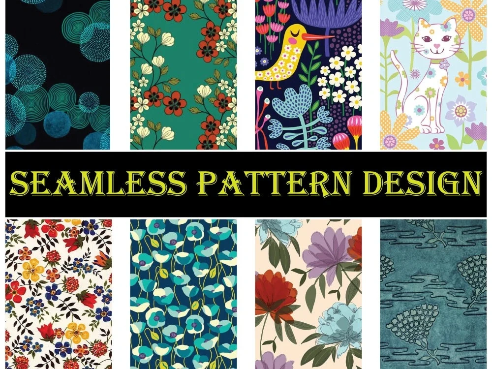 Fabric textile pattern seamless pattern design | Upwork