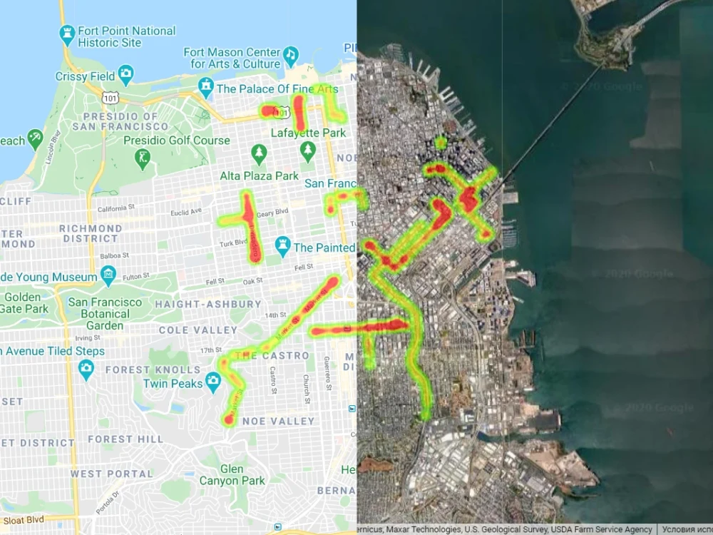 A google sheet to create your own interactive map | Upwork
