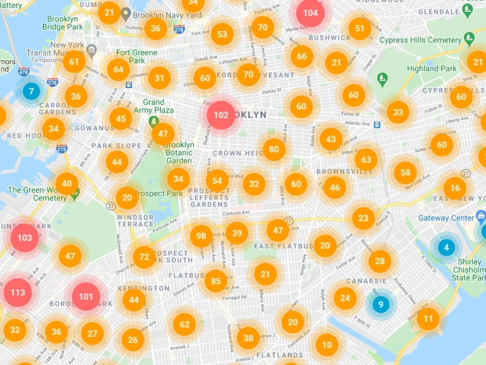 A google sheet to create your own interactive map | Upwork