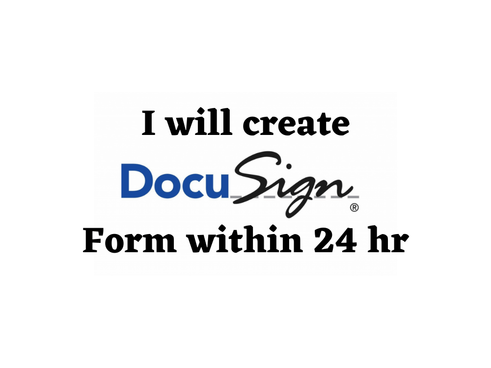 Professional DocuSign form for your business | Upwork