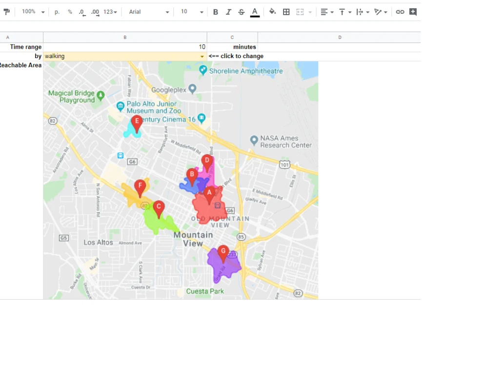 Mapping capabilities and geocoding in Google Sheets | Upwork