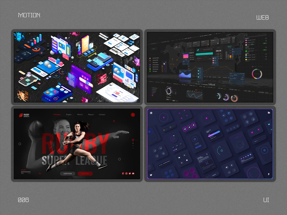 2D and 3D UI animation you websites and applications | Upwork