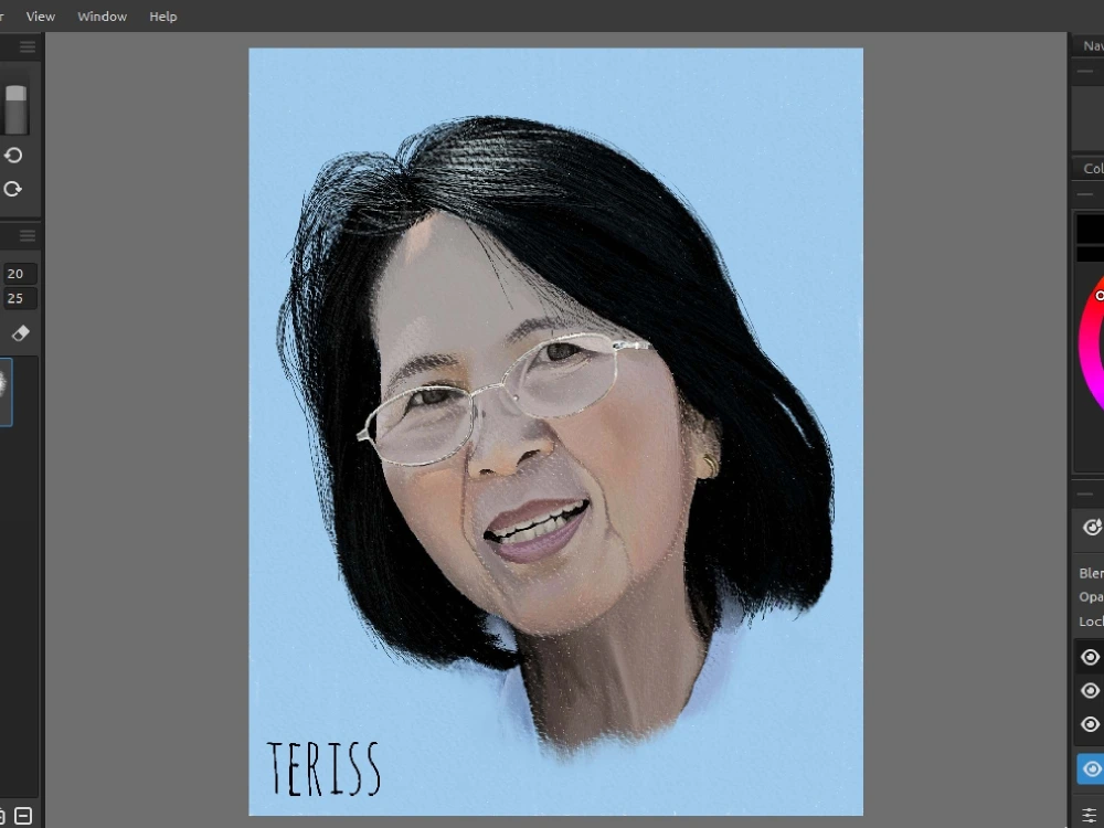 Realistic digital color pencil portraits and drawings. | Upwork