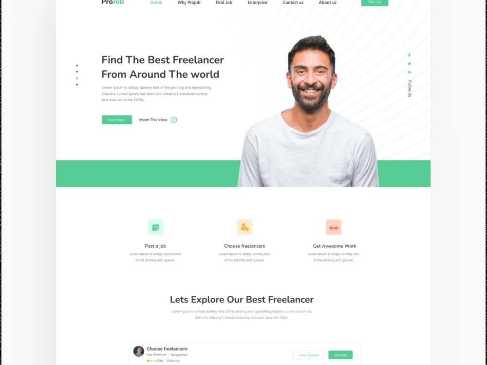 Landing page, website, app, web app UI UX for Your Business | Upwork