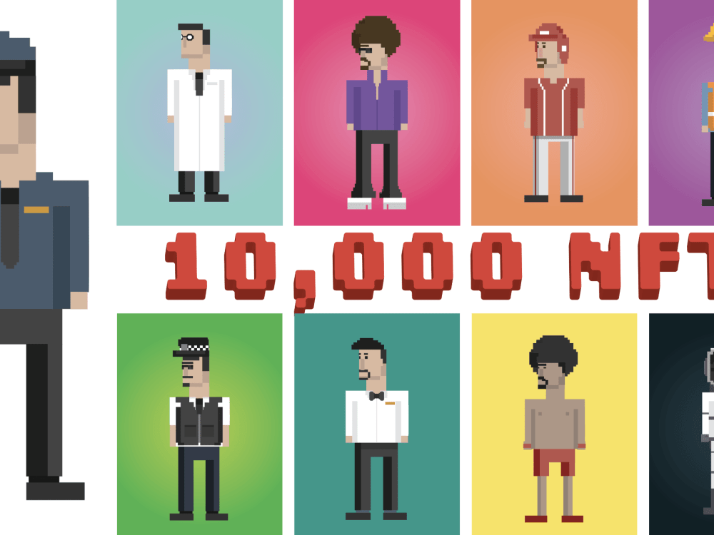 Pixel art nft collection with 10k nfts | Upwork