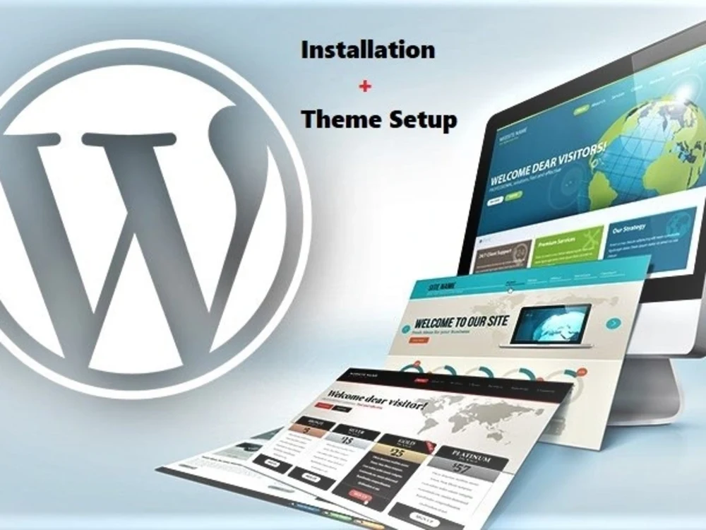 Wordpress Installation With Theme Setup Upwork