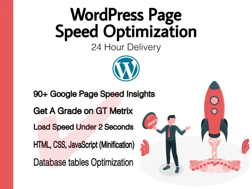 WordPress Page Speed Optimization/Google and GTmetrix/90% score guarantee | Upwork