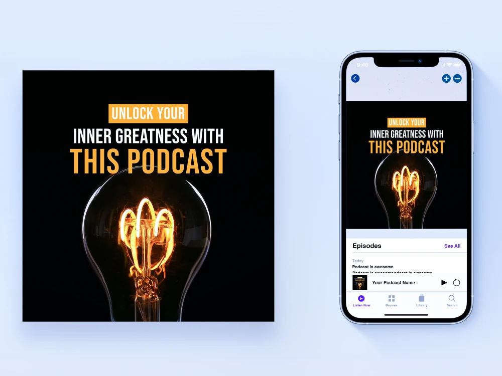 Professional podcast cover art or podcast cover design within 12 hours ...