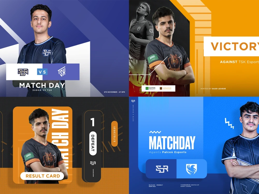 Esports Match Cards Designs for your team! | Upwork