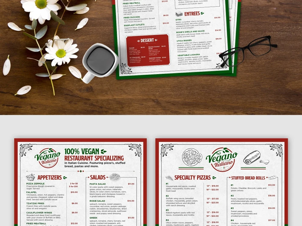 Professional HD quality printable and digital Design cards & menus | Upwork