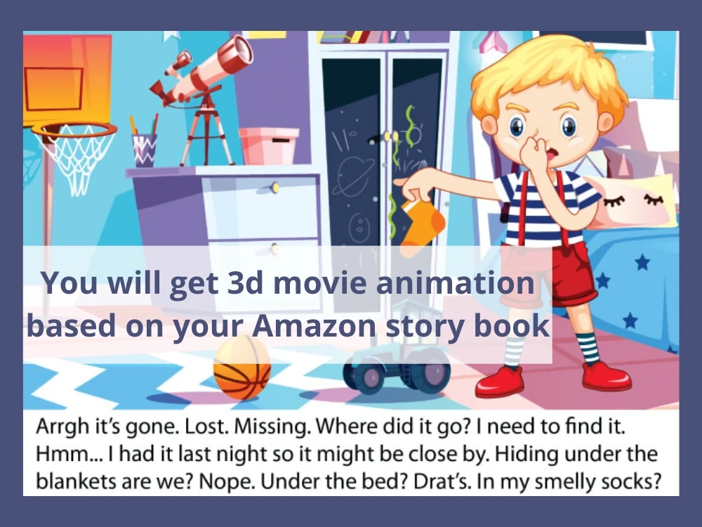 3d movie animation based on your Amazon storybook | Upwork