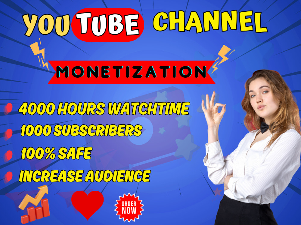 Youtube Monetization (Subscribers & WatchTime) | Upwork