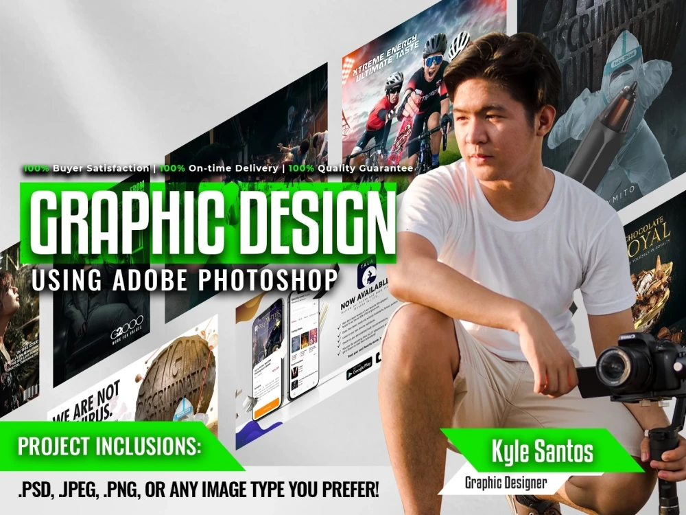 Quality graphic design using Adobe Photoshop | Upwork
