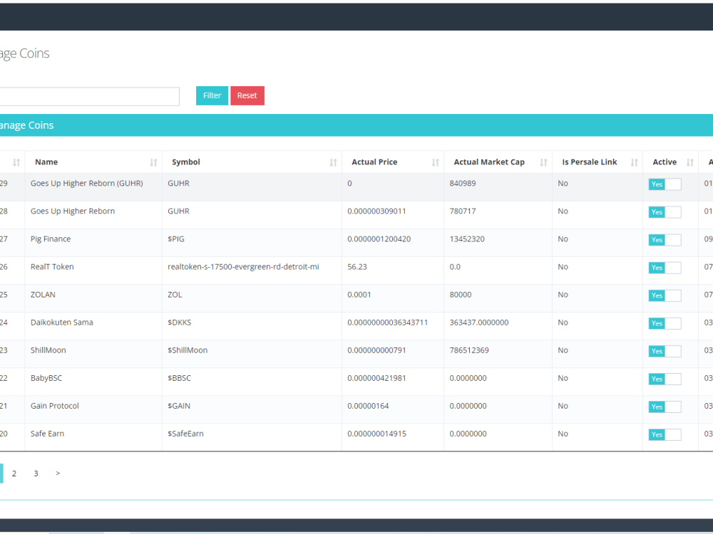 Coin voting Website where users can vote their preferred Coin | Upwork