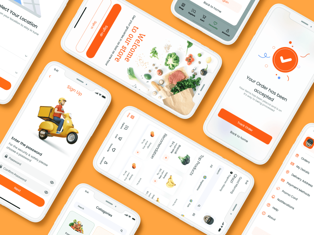 A unique Mobile app design for your business | Upwork