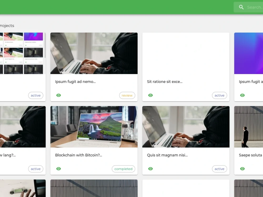 A responsive admin dashboard with Reactjs | Upwork