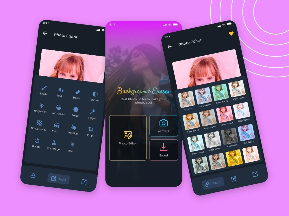 An eye-catchy, trendy and professional web or mobile app UI/UX design ...