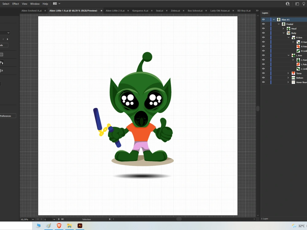 A ready to use Adobe Character Animator Puppet (Professional Rig) | Upwork