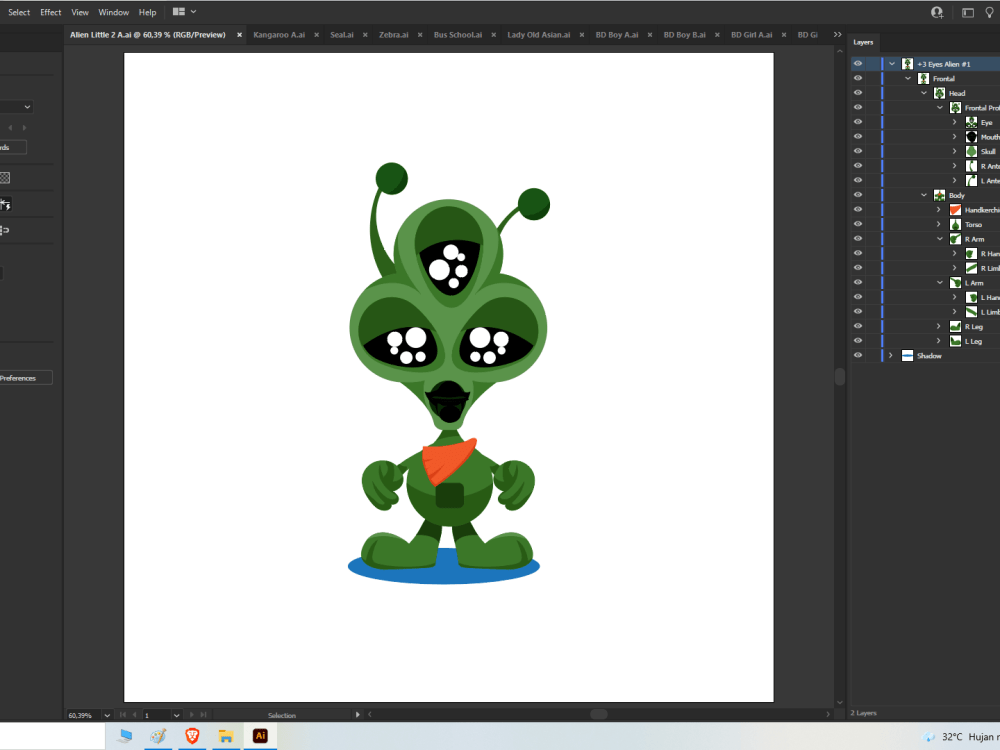 A ready to use Adobe Character Animator Puppet (Professional Rig) | Upwork