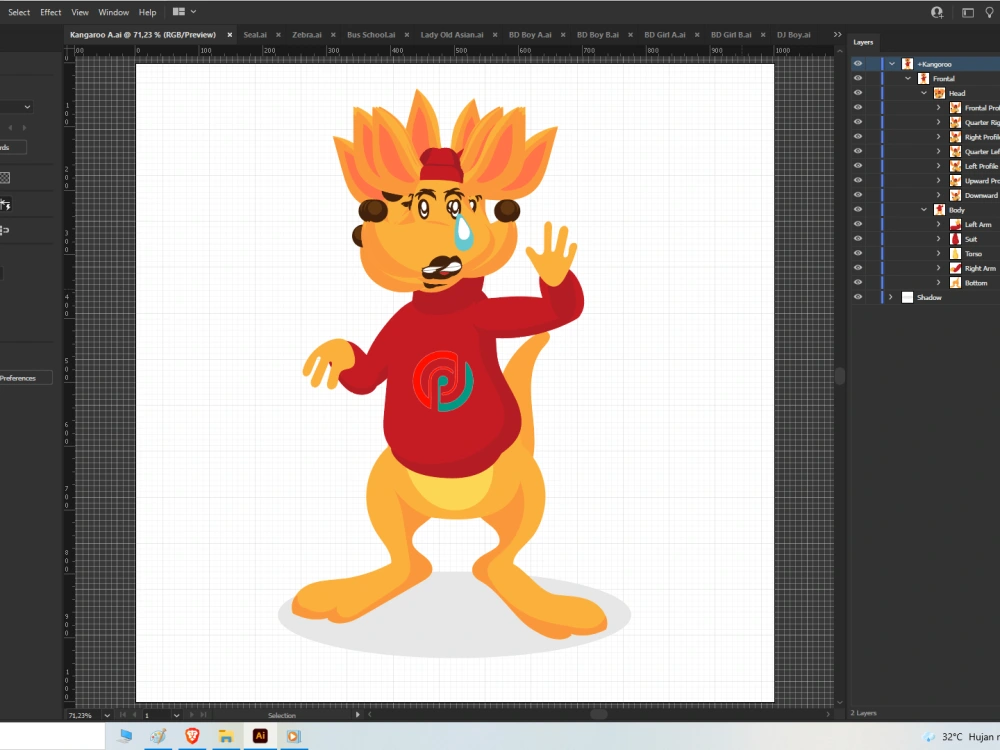A ready to use Adobe Character Animator Puppet (Professional Rig) | Upwork