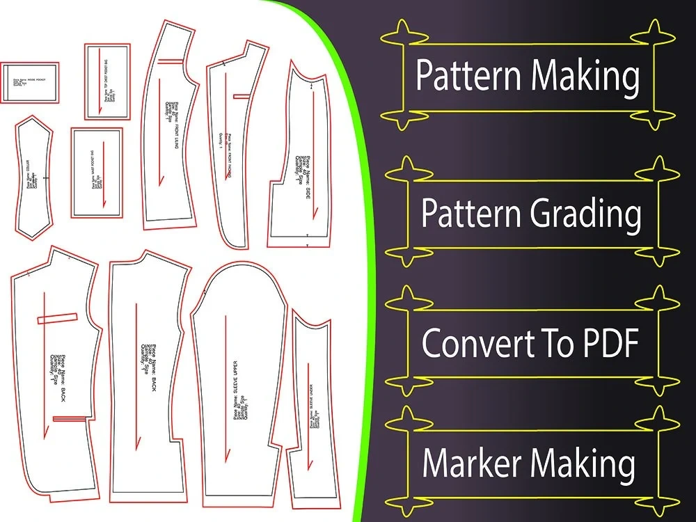 A Sewing Pattern Making & Grading | Upwork
