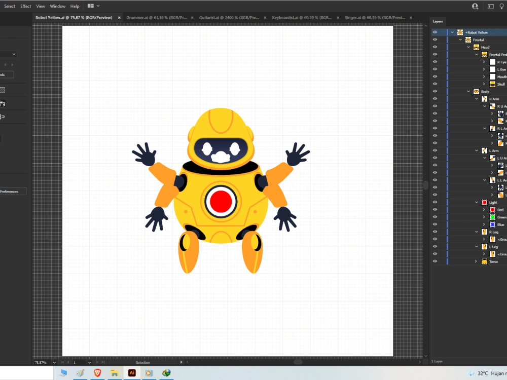 A ready to use Adobe Character Animator Puppet (Professional Rig) | Upwork