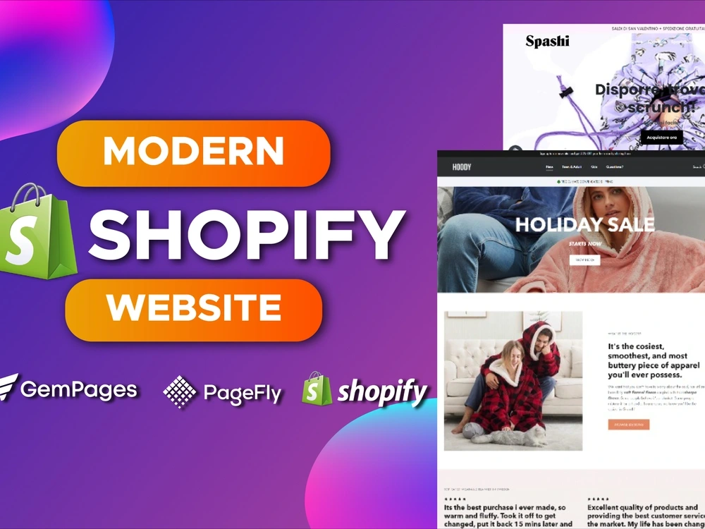 A design, clone or replica of a shopify store | Upwork