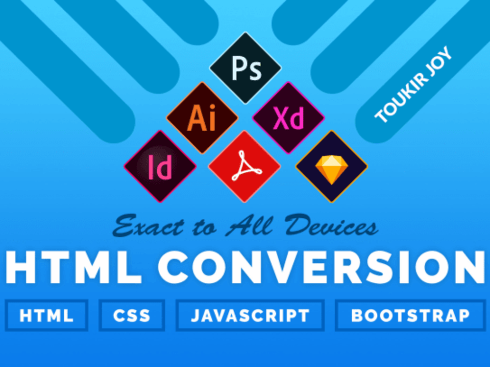 Figma/PSD to Pixel-Perfect, Responsive HTML, CSS, or Bootstrap Conversion | Upwork