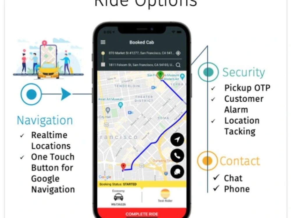 A taxi booking app like uber | Upwork