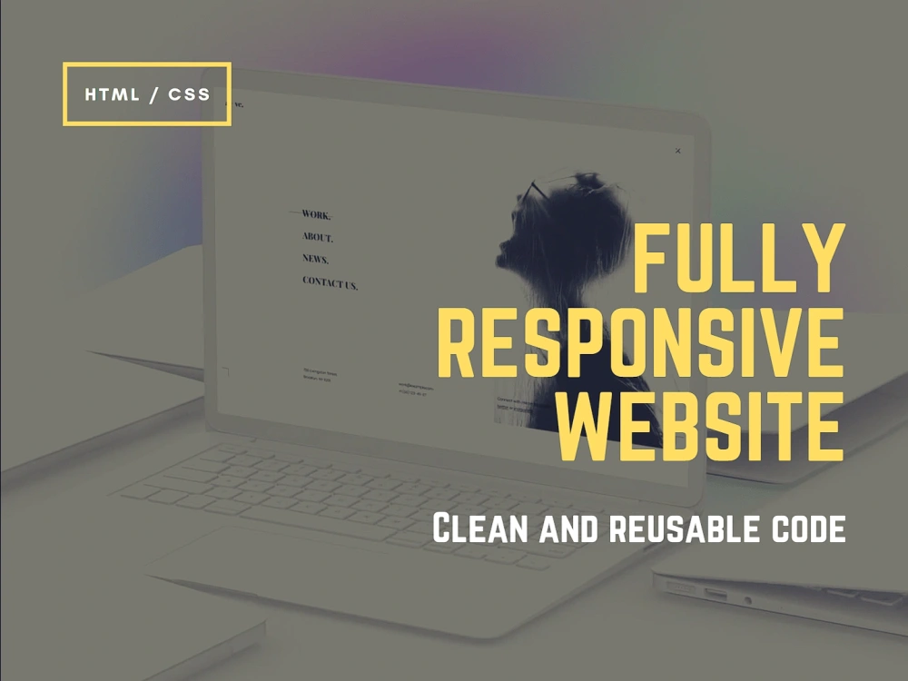 Responsive HTML website from PSD / FIGMA / image | Upwork