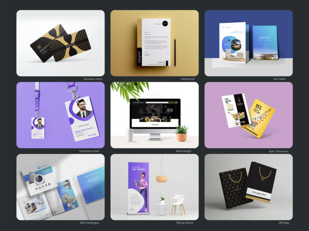Creative Branding Presentation with Realistic Mockups | Upwork