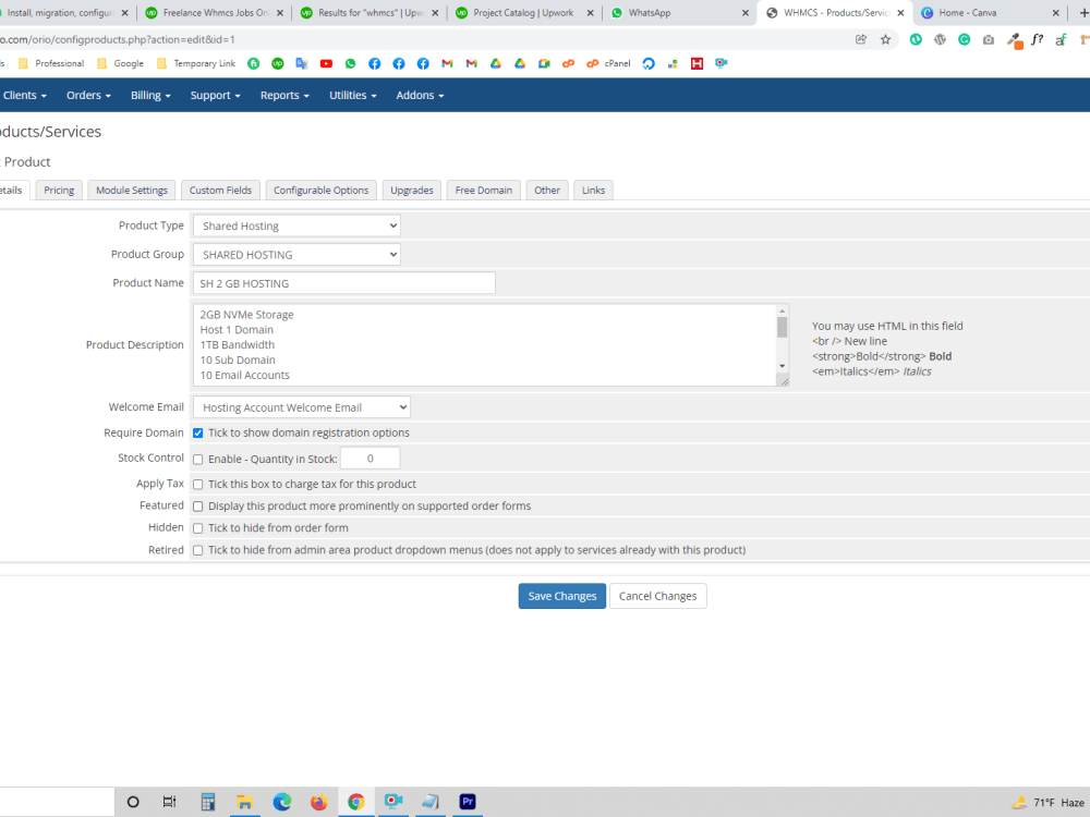 Install, migration, configuration, fix WHMCS and WHMCS theme setup | Upwork