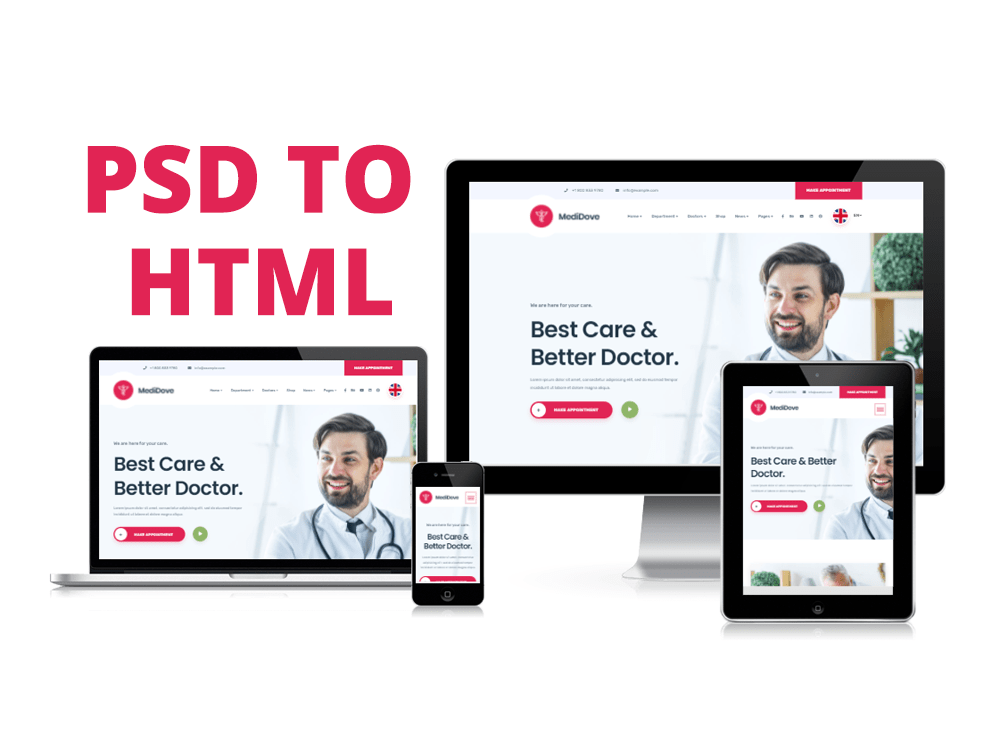 A Responsive Website Using HTML CSS JavaScript jQuery Bootstrap5 and ...