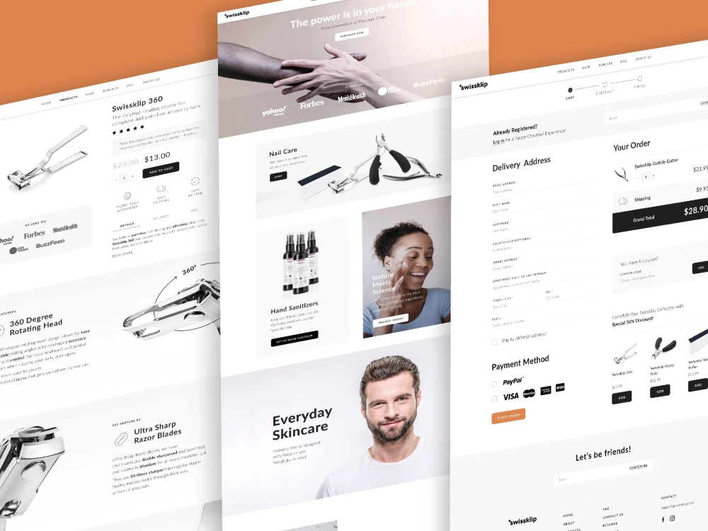 Clean, modern UX/UI design for your website | Upwork