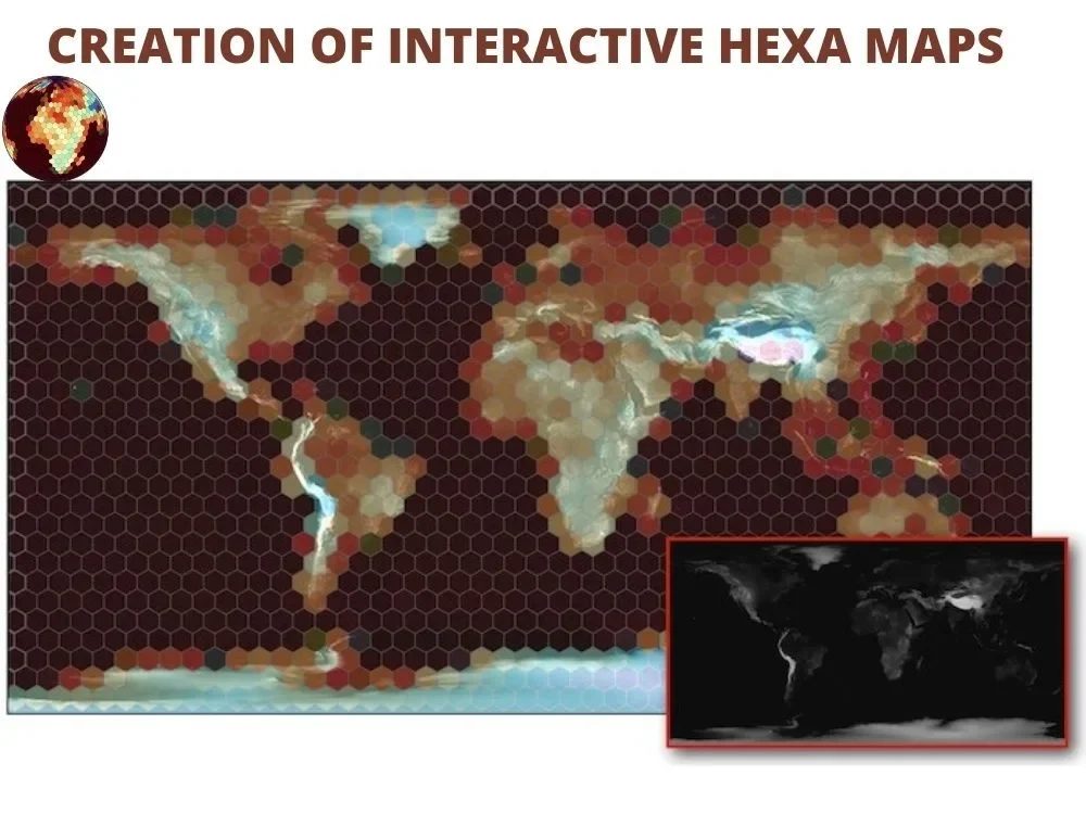 A fantastic honeycomb like hexagonal maps and interactive spider maps | Upwork