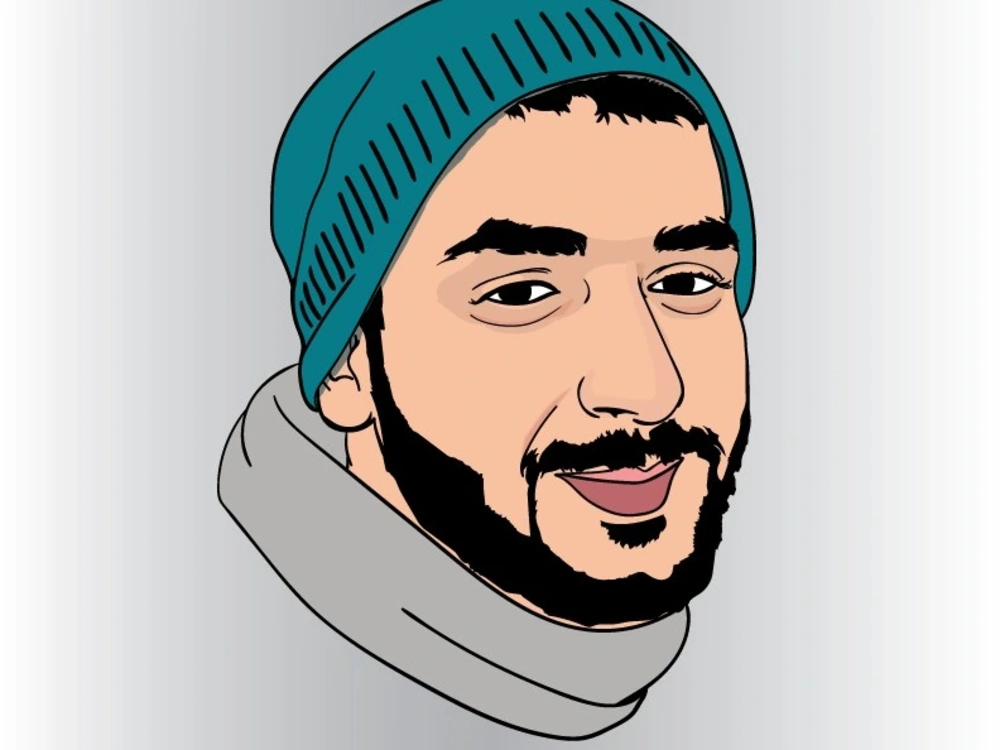 A digital vector illustration face art full art | Upwork