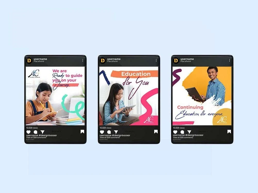 Monthly Social Media Post Graphics for Instagram, Facebook, LinkedIn ...