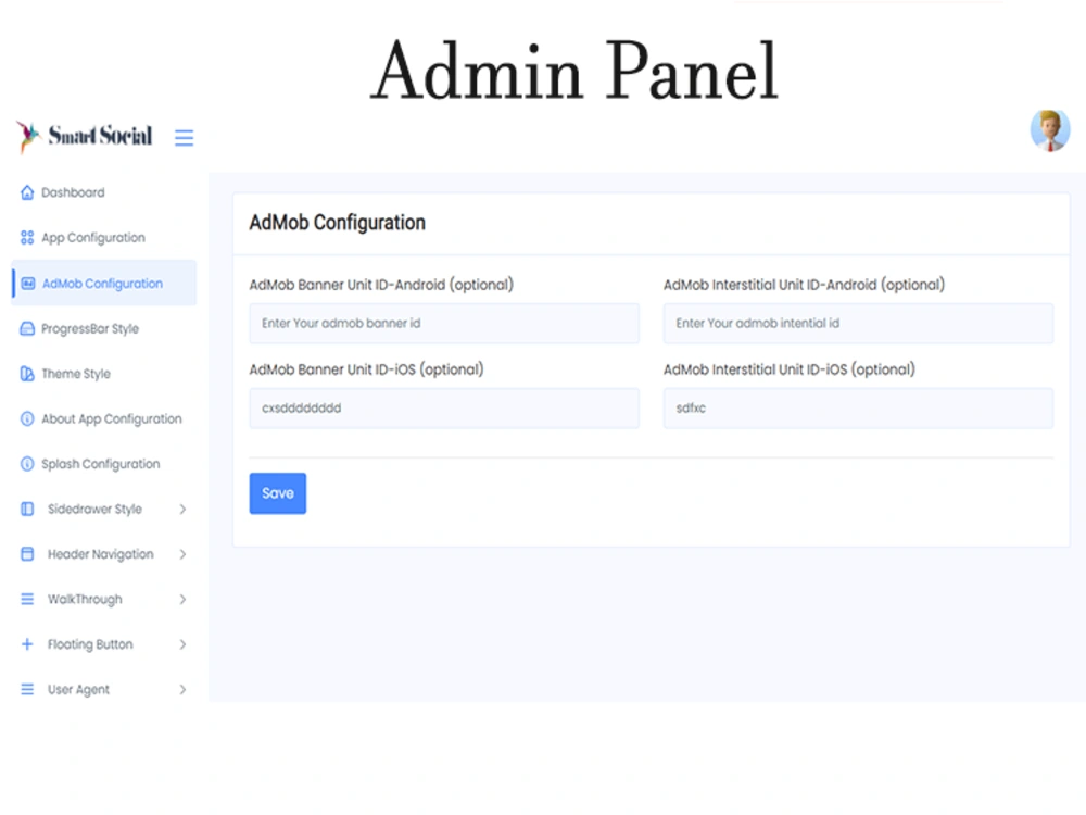 A web to application converter for Android/iOs with Admin panel | Upwork
