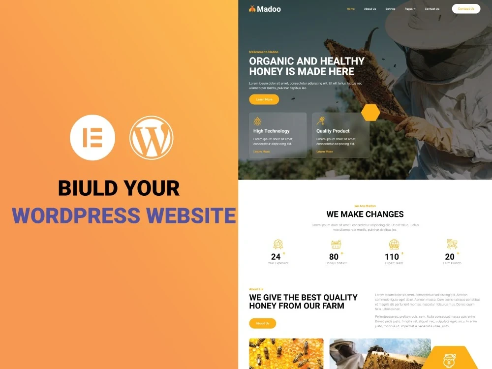 An amazing landing page designed for your business | Upwork