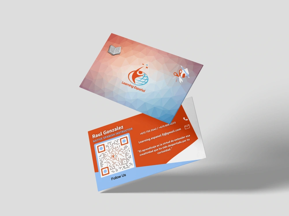 A magnificent unique QR code Business card design | Upwork