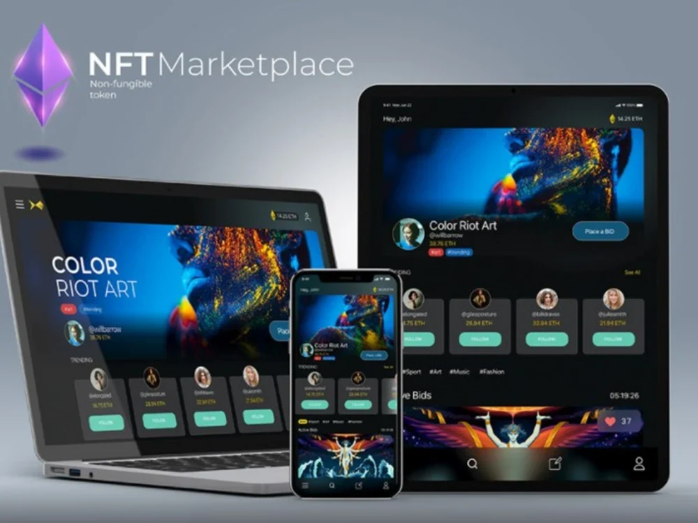 Cryptocurrency website, NFT marketplace website with minting functionality | Upwork