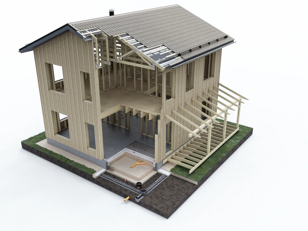 Structural render of your building | Upwork