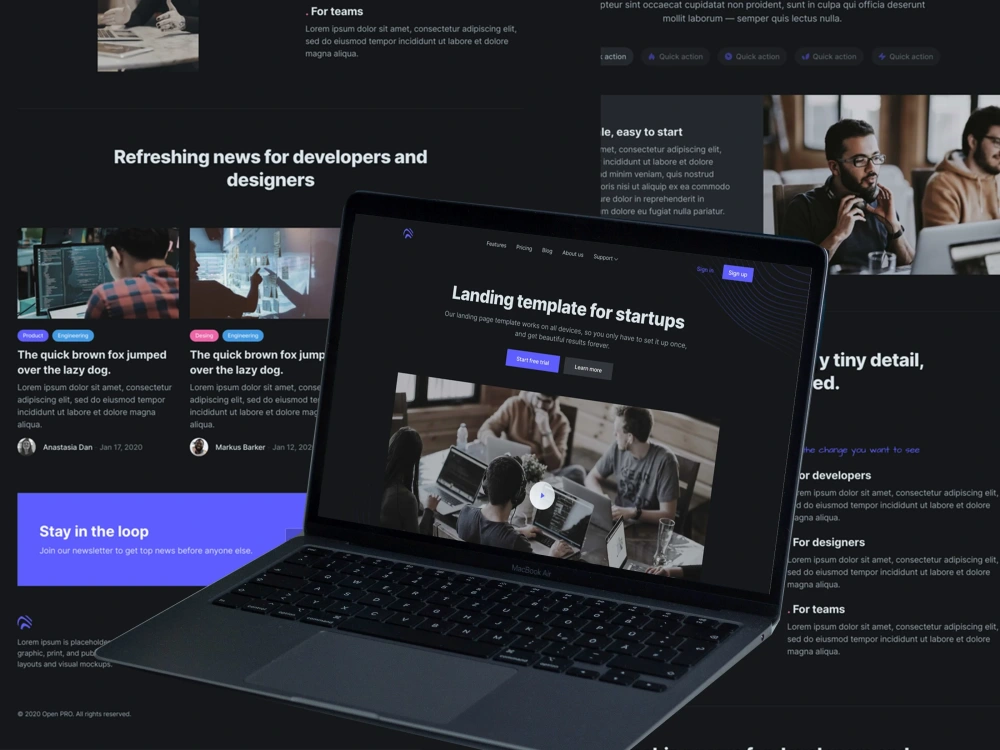 A modern web design for your online business | Upwork