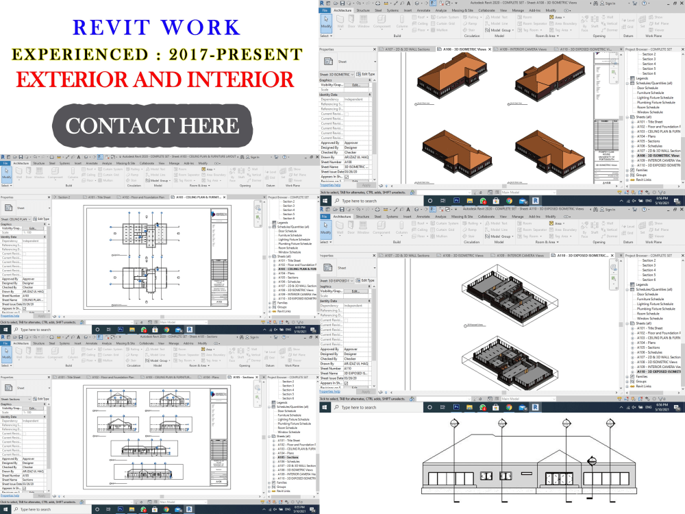 Your 3d in revit and sketchup | Upwork
