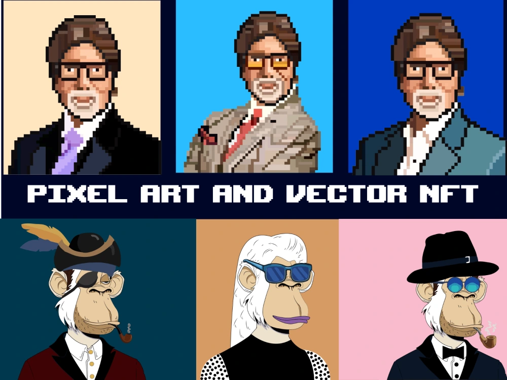 An amazing nft character designs for your project | Upwork