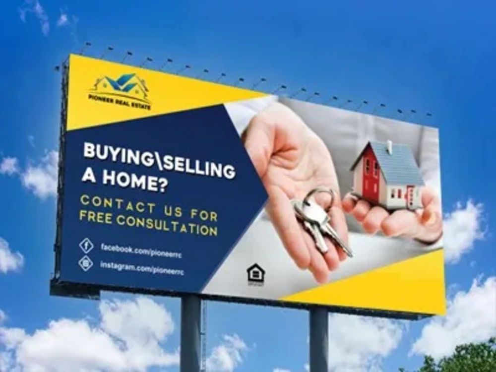 Design billboard, roll up, yard sign, vinyl banner, signage | Upwork