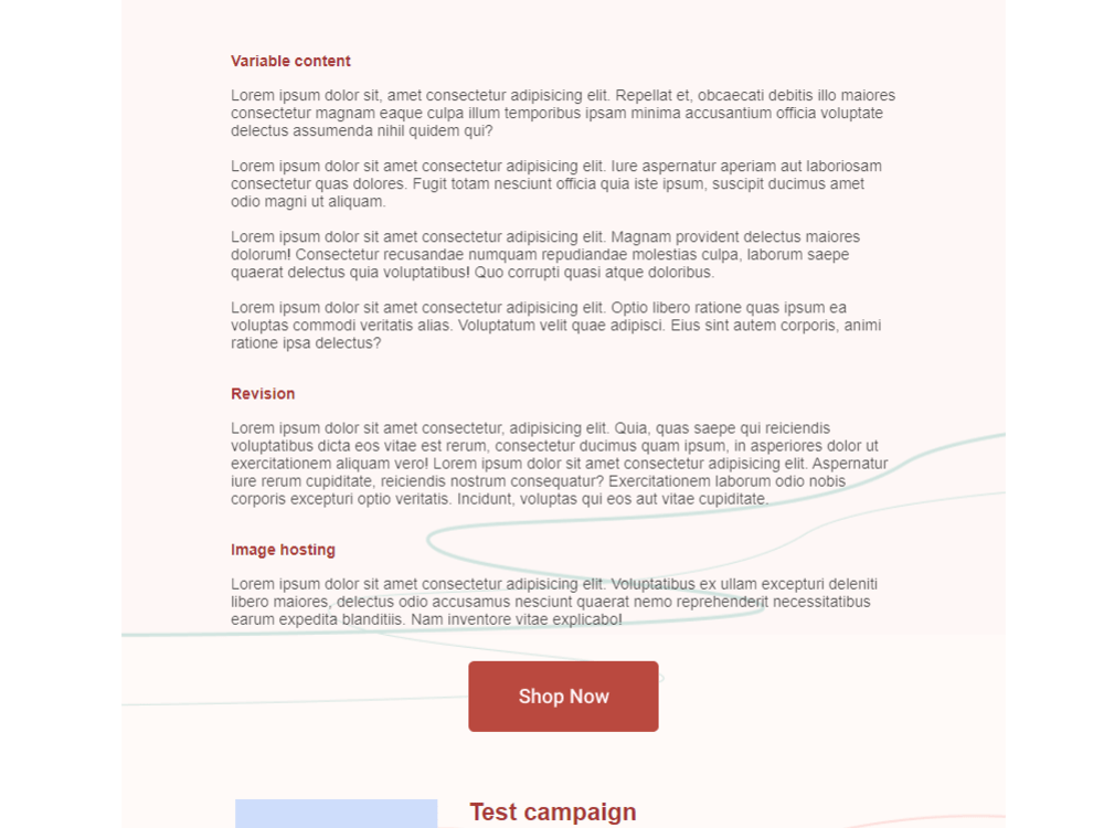 An advanced email template that will bring your campaign to the next ...