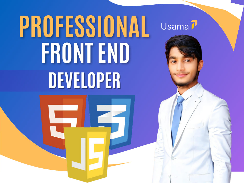 Front end developer with HTML CSS Bootstrap Js | PSD or Figma to HTML | Upwork