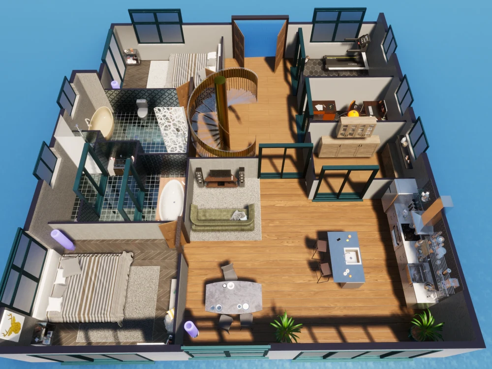 Photorealistic 3d Rendering Unreal Engine Architectural Visualization ...