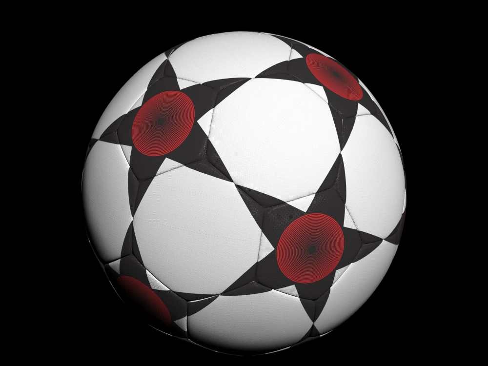 Uniquely designed football with 3D renders. | Upwork